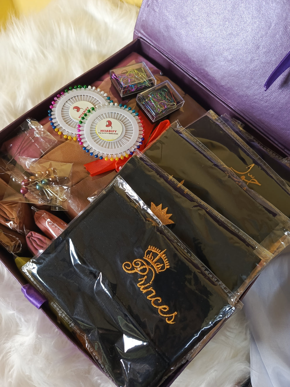 Mega Hijab Box (10 Hijab Sets) With 5 Saudi Niqabs – Hijabify - Wear ...